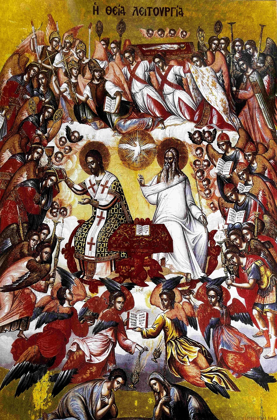 A Divina Liturgia - Michael Damaskenos - sec XVI - Museu de Arte Sacra ...