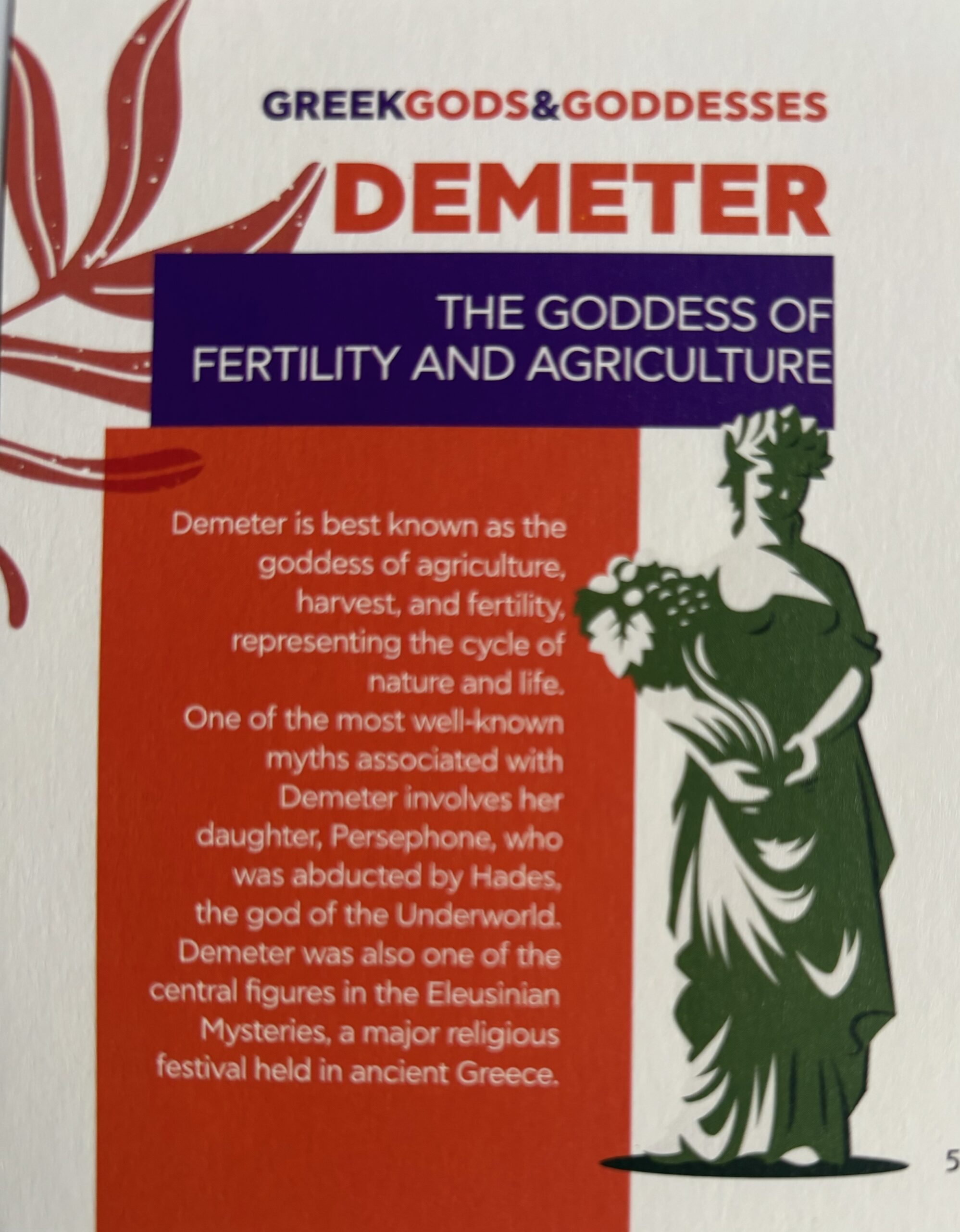 Demeter - A deusa da agricultura e da fertilidade - MuMi